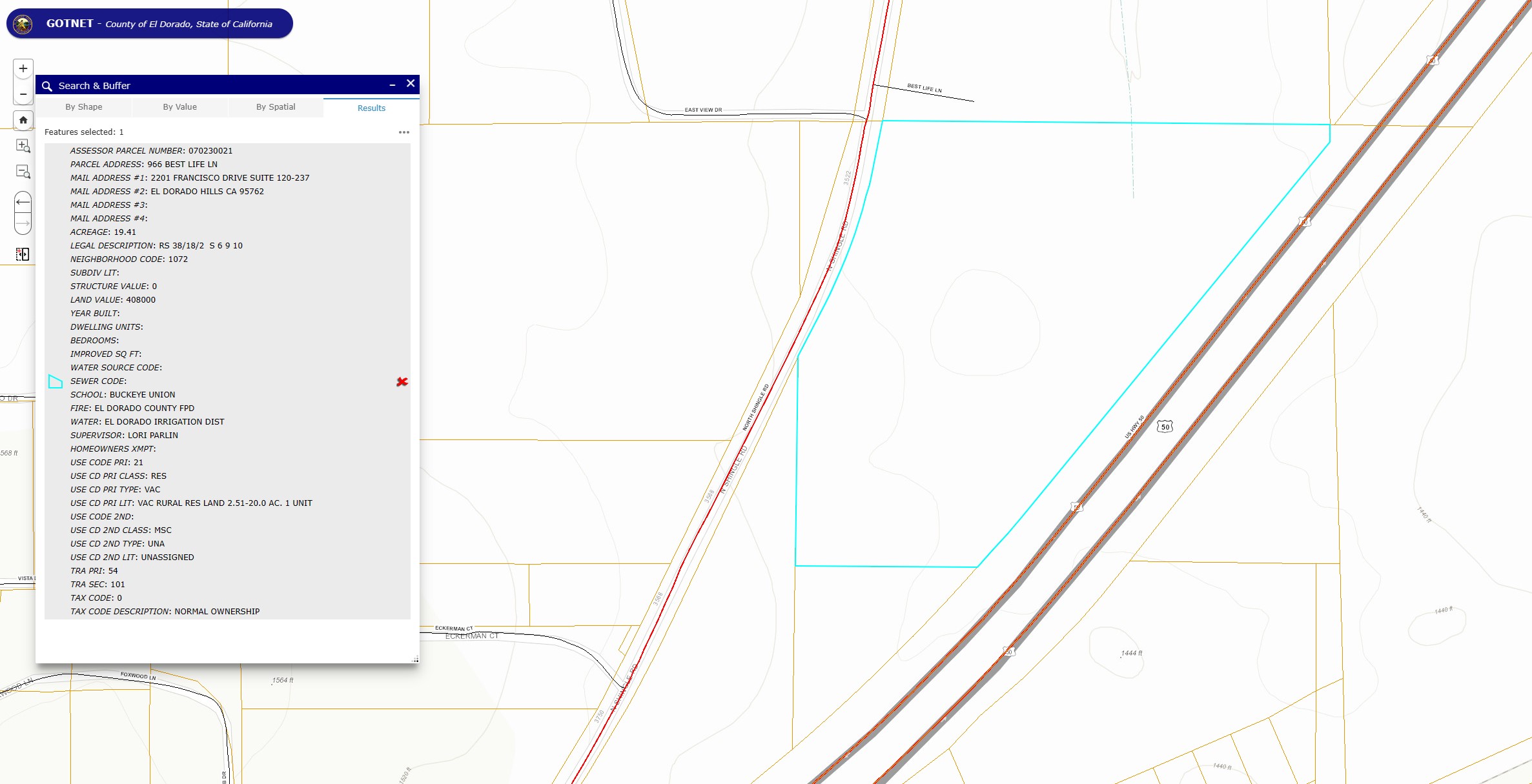Shingle Springs Facility and Parcel Details – Rescue Deer Valley!